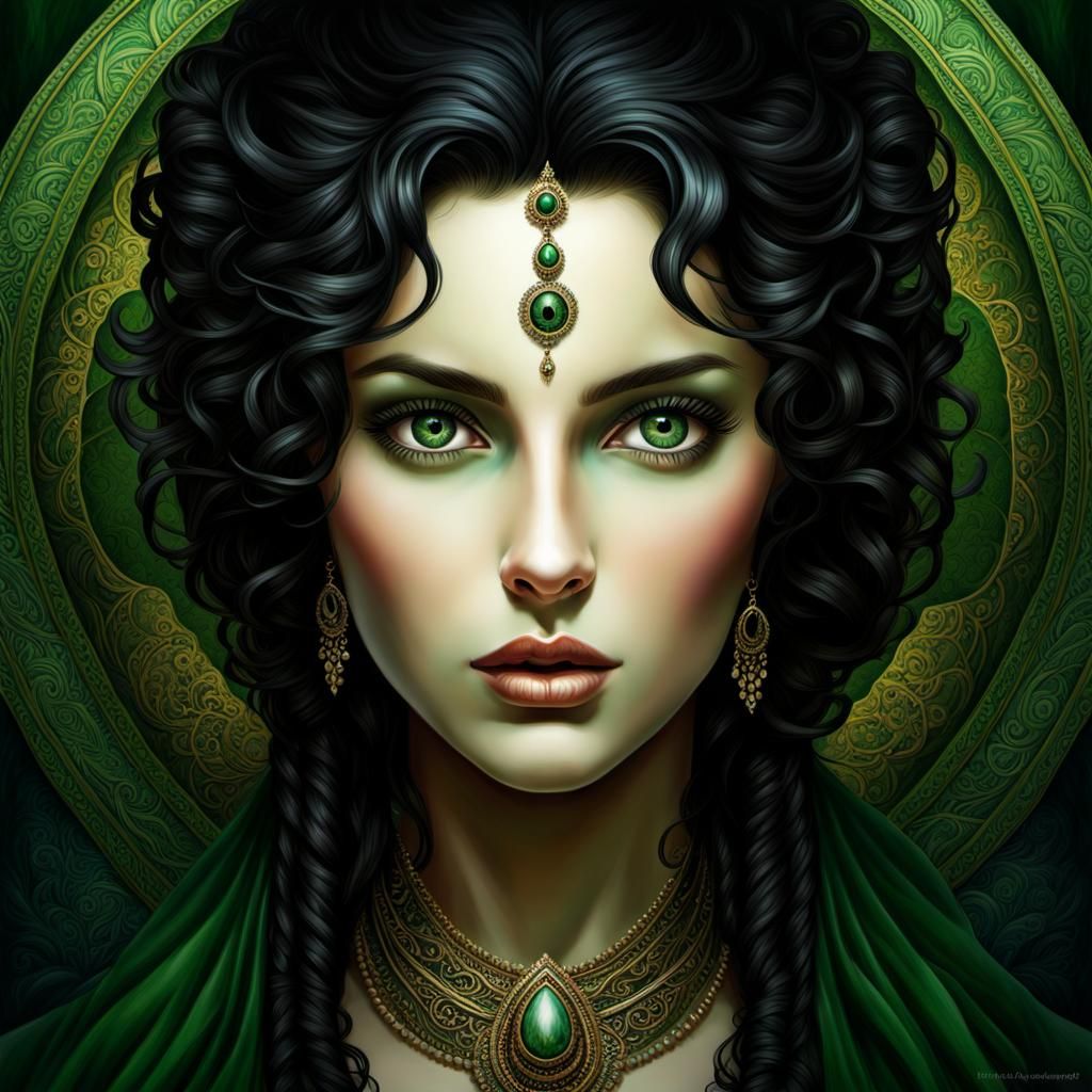 Emerald Queen - AI Generated Artwork - NightCafe Creator