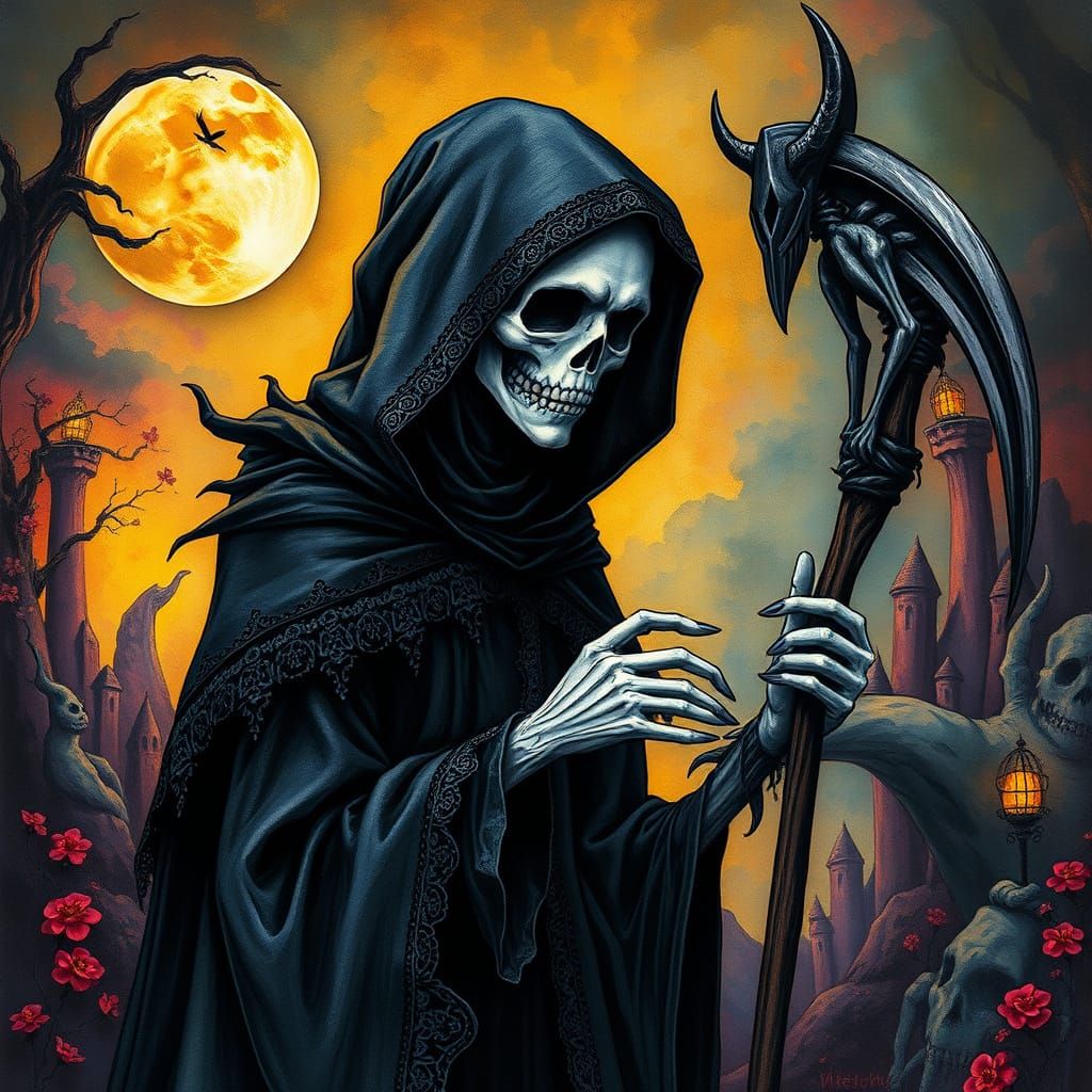 Reaper Beetle juice style. The Nightmare Before Christmas style. Thomas ...