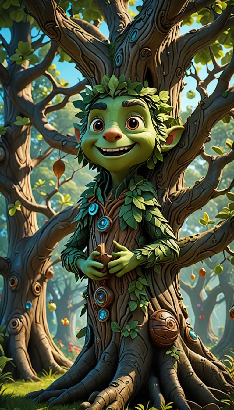 Talking Tree - AI Generated Artwork - NightCafe Creator