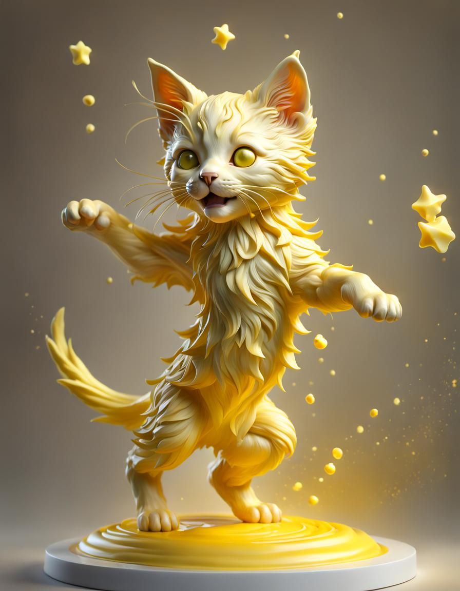 Butter Cat - AI Generated Artwork - NightCafe Creator