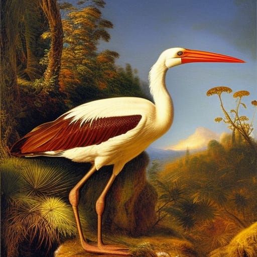 Stork - AI Generated Artwork - NightCafe Creator