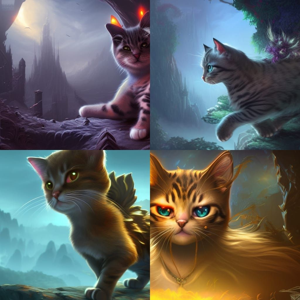 Kitty - AI Generated Artwork - NightCafe Creator