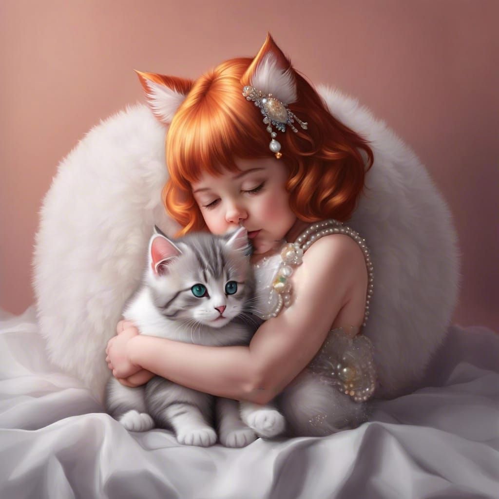 The Best Cuddle Buddy Ever - AI Generated Artwork - NightCafe Creator