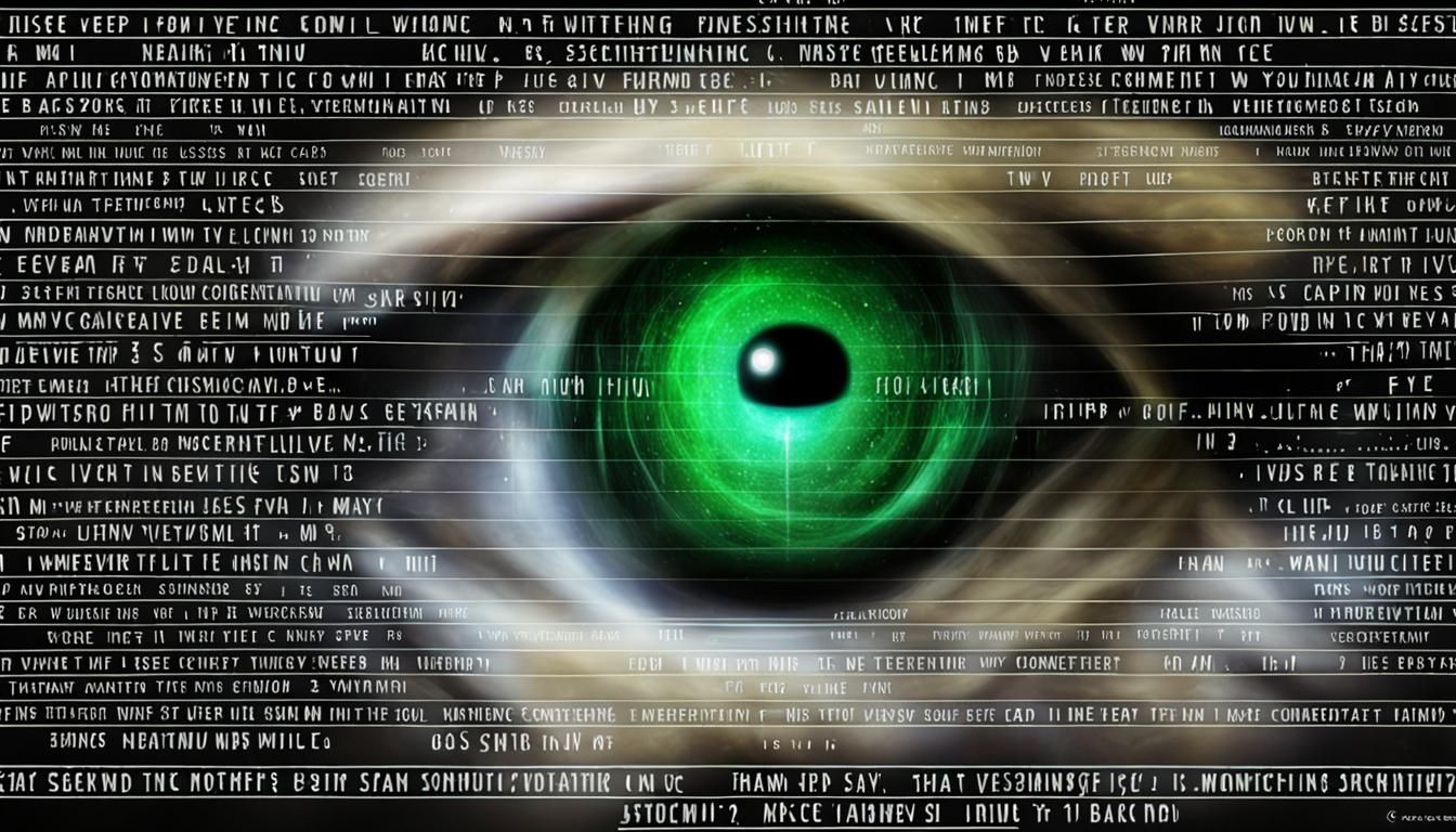 I saw nothing after that....but the alien code overlay I can still see ...