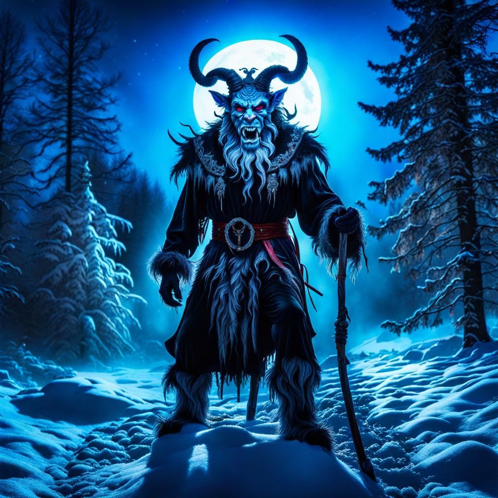 Krampus - AI Generated Artwork - NightCafe Creator