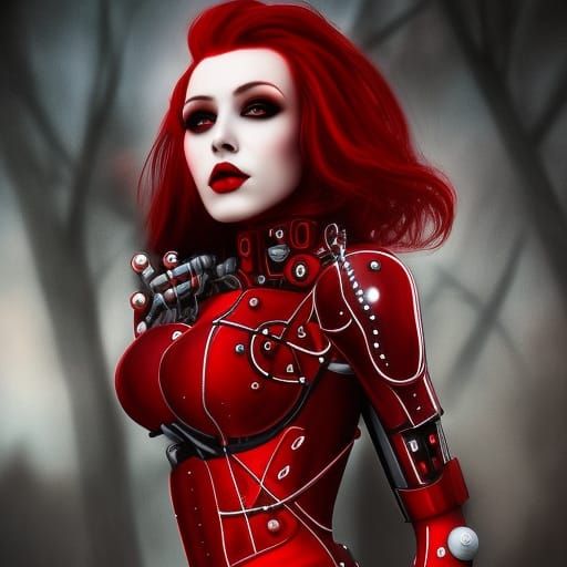cyborg gothic - AI Generated Artwork - NightCafe Creator