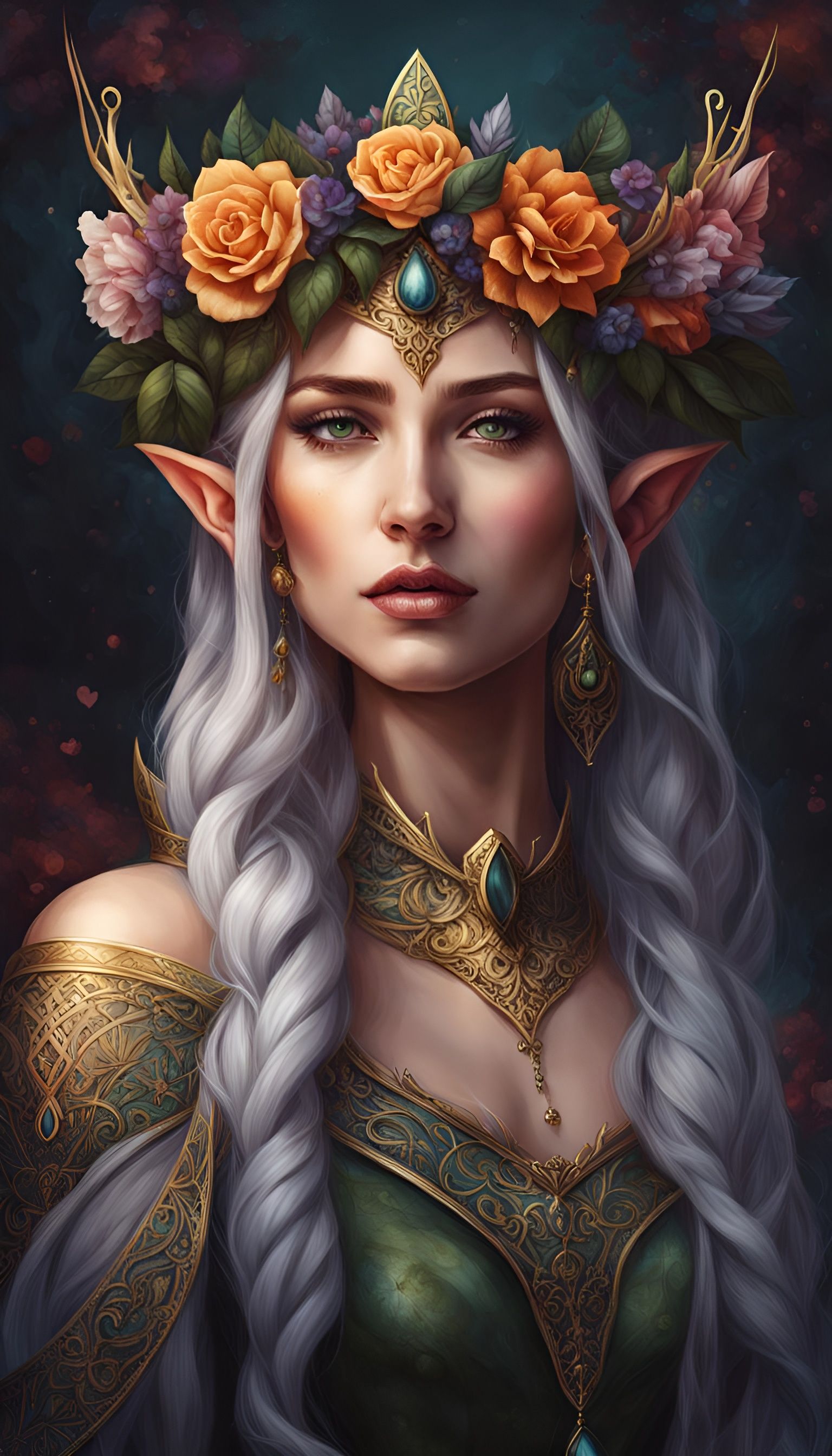 Elven Queen - AI Generated Artwork - NightCafe Creator