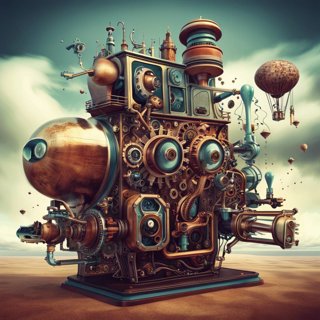 Machine - AI Generated Artwork - NightCafe Creator