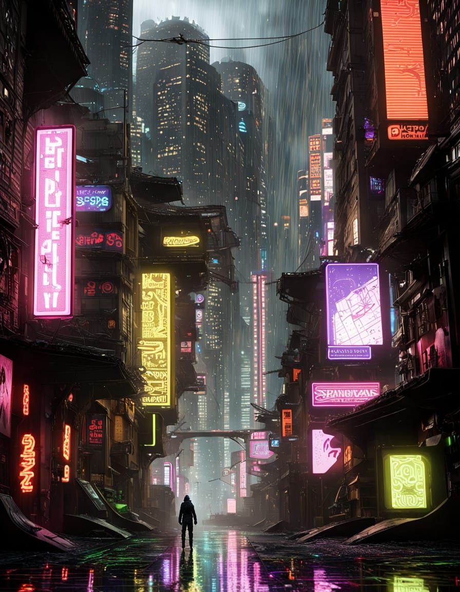 Cyberpunk hive city - Cyberpunk hive city