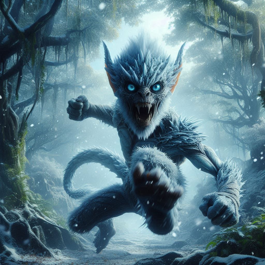 Ice Kick! - AI Generated Artwork - NightCafe Creator