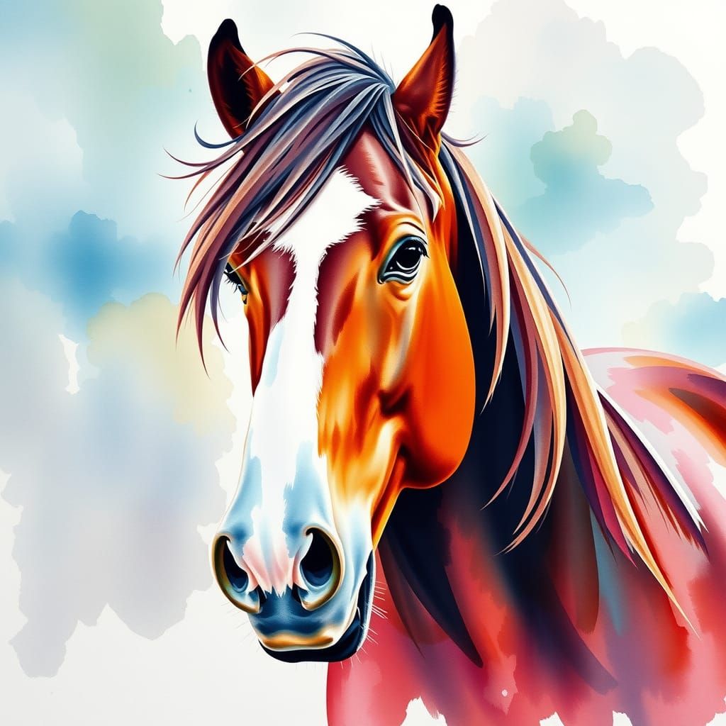 Horse - AI Generated Artwork - NightCafe Creator