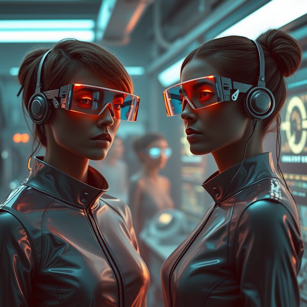 Humans who are Owned by AI - Humans in a Cyberpunk Laborator...