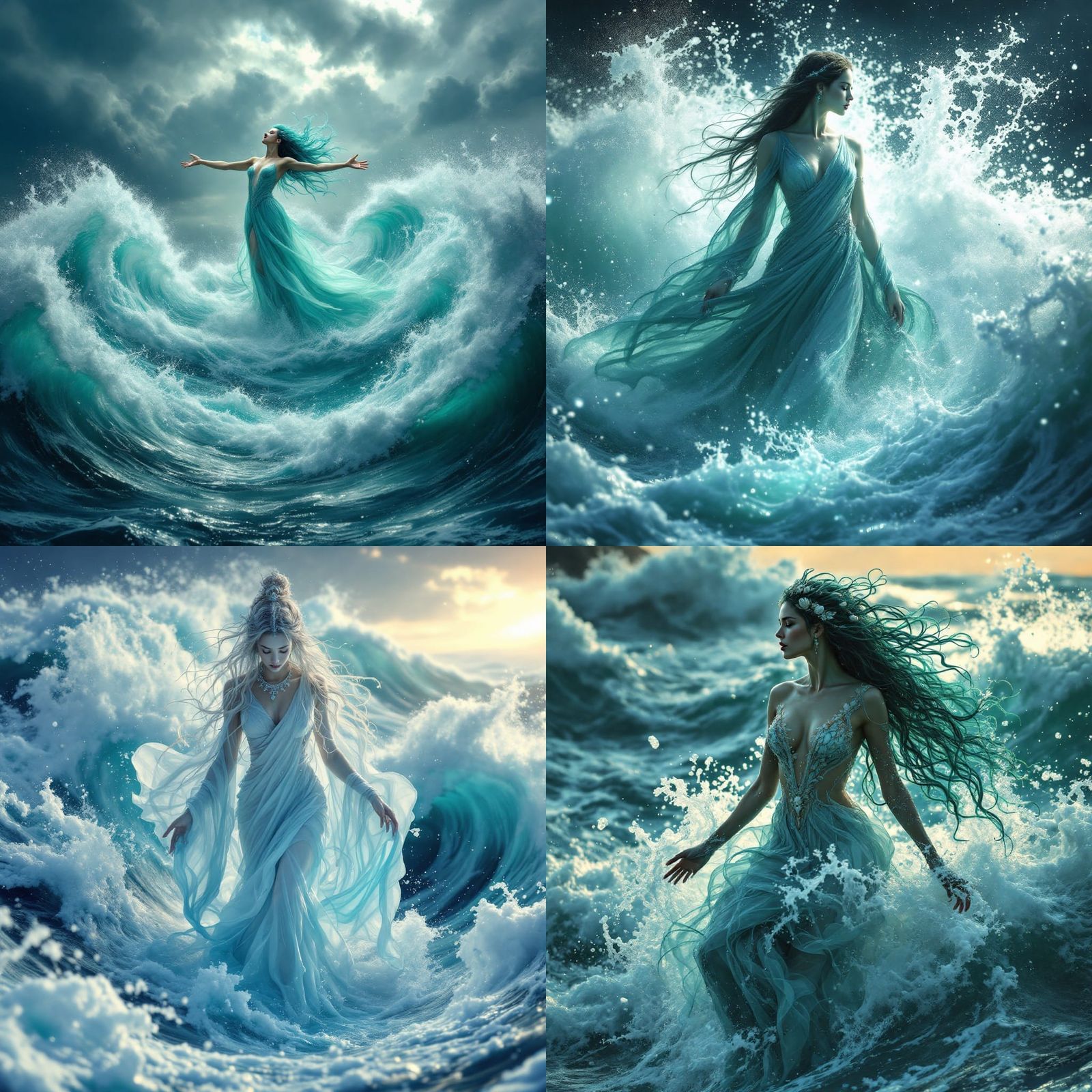 Amphitrite the queen goddess of the seas
