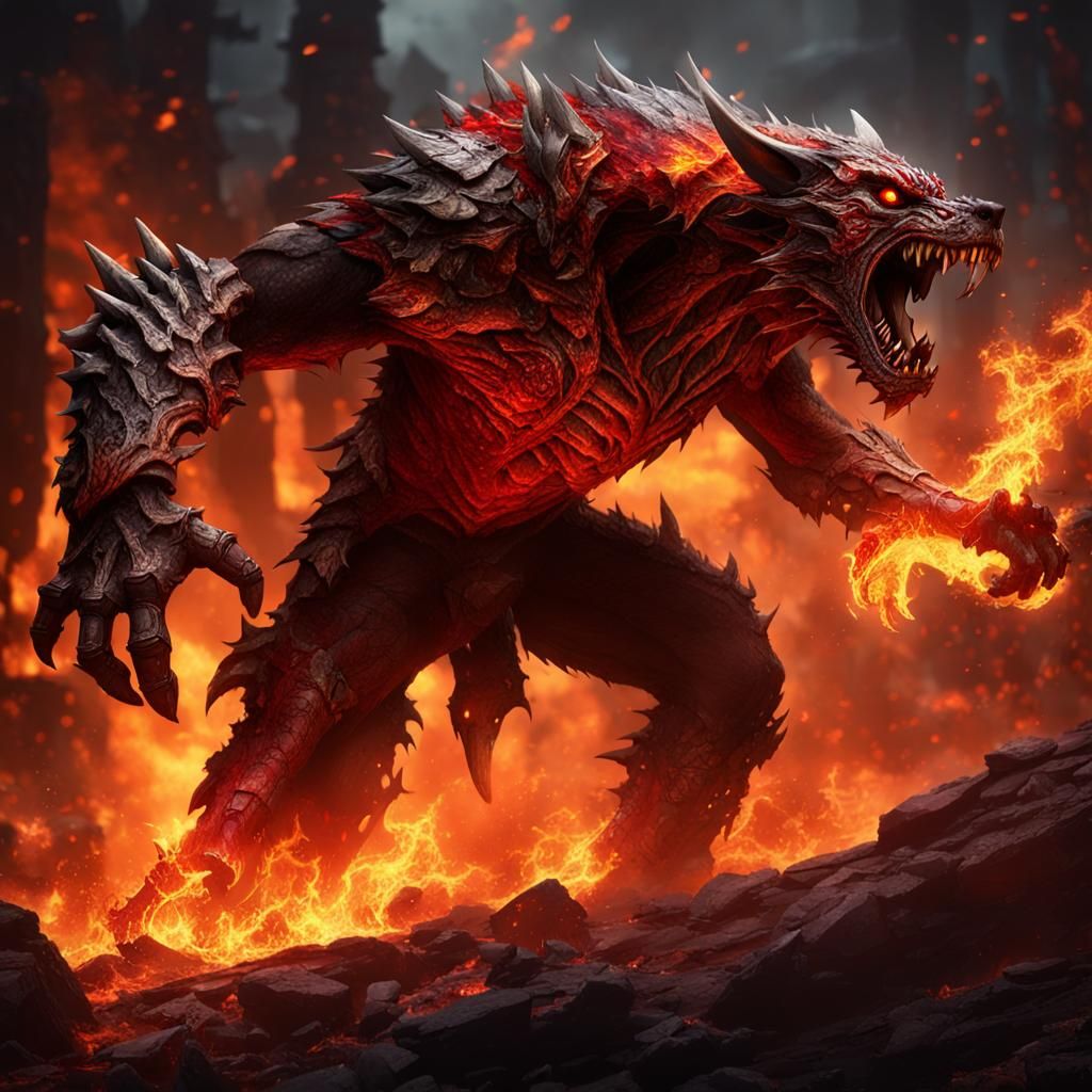 Madness of the Wolf of War - AI Generated Artwork - NightCafe Creator