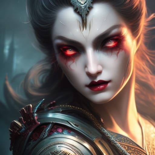 Vampire Lady 2 - AI Generated Artwork - NightCafe Creator