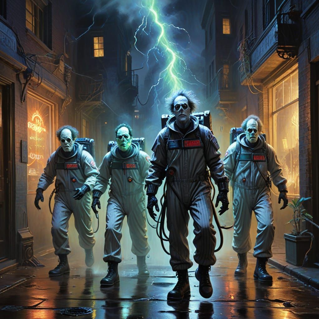 Beetlejuice meets the Ghostbusters - Beetlejuice and Ghostbu...