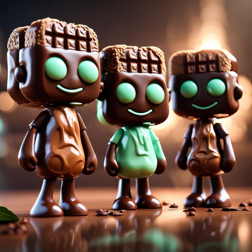 Humanoid Chocolate's I - AI Generated Artwork - NightCafe Creator