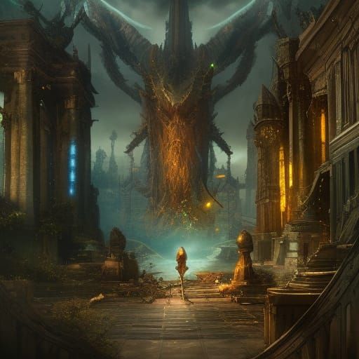 Mythical - AI Generated Artwork - NightCafe Creator