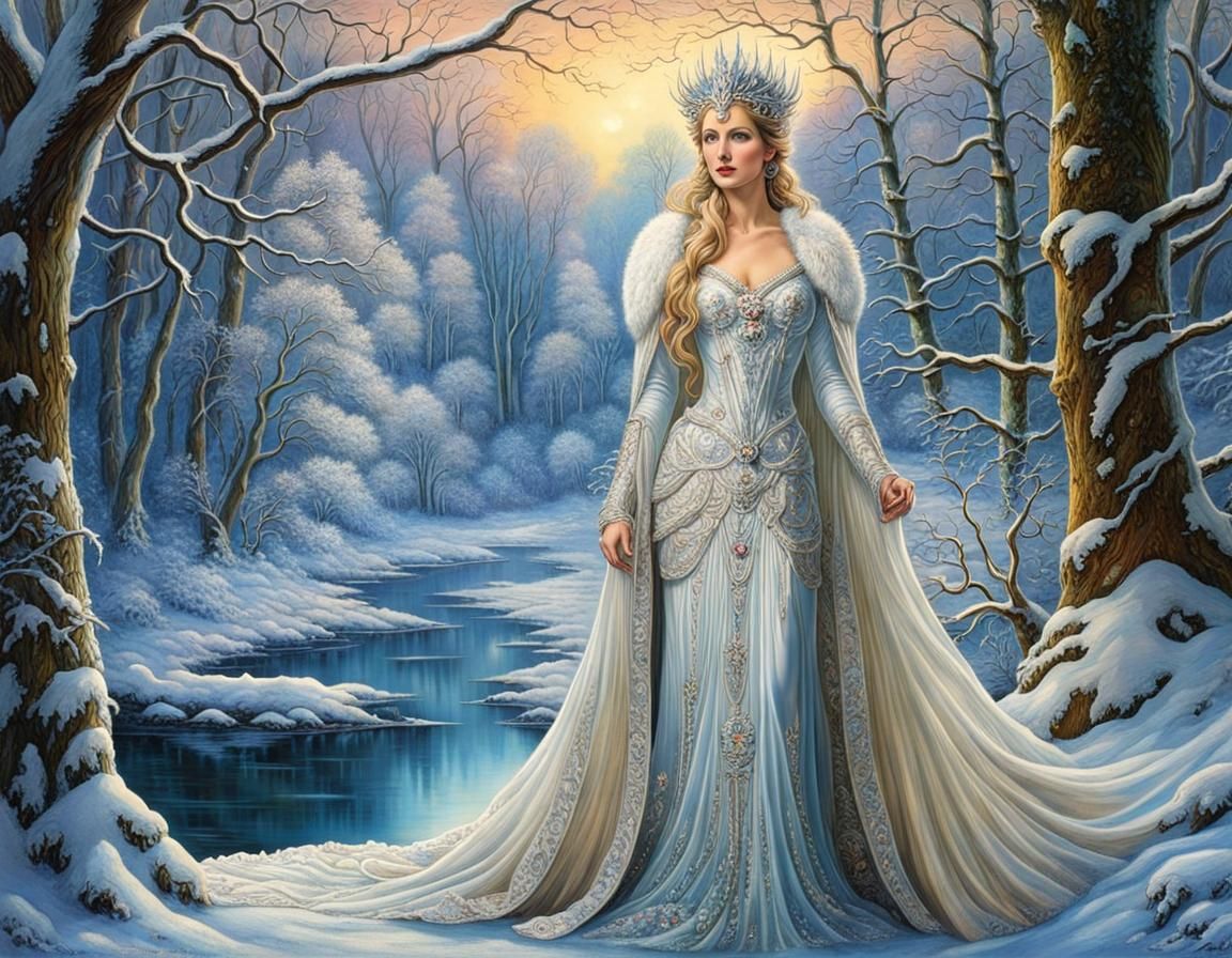Frost Queen #1 - AI Generated Artwork - NightCafe Creator