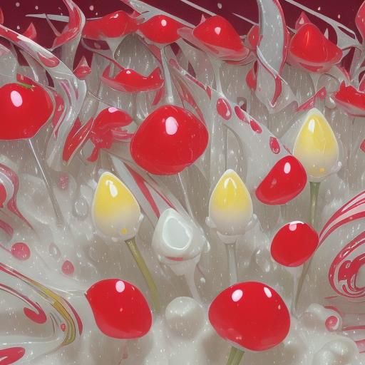 glassy cream - AI Generated Artwork - NightCafe Creator