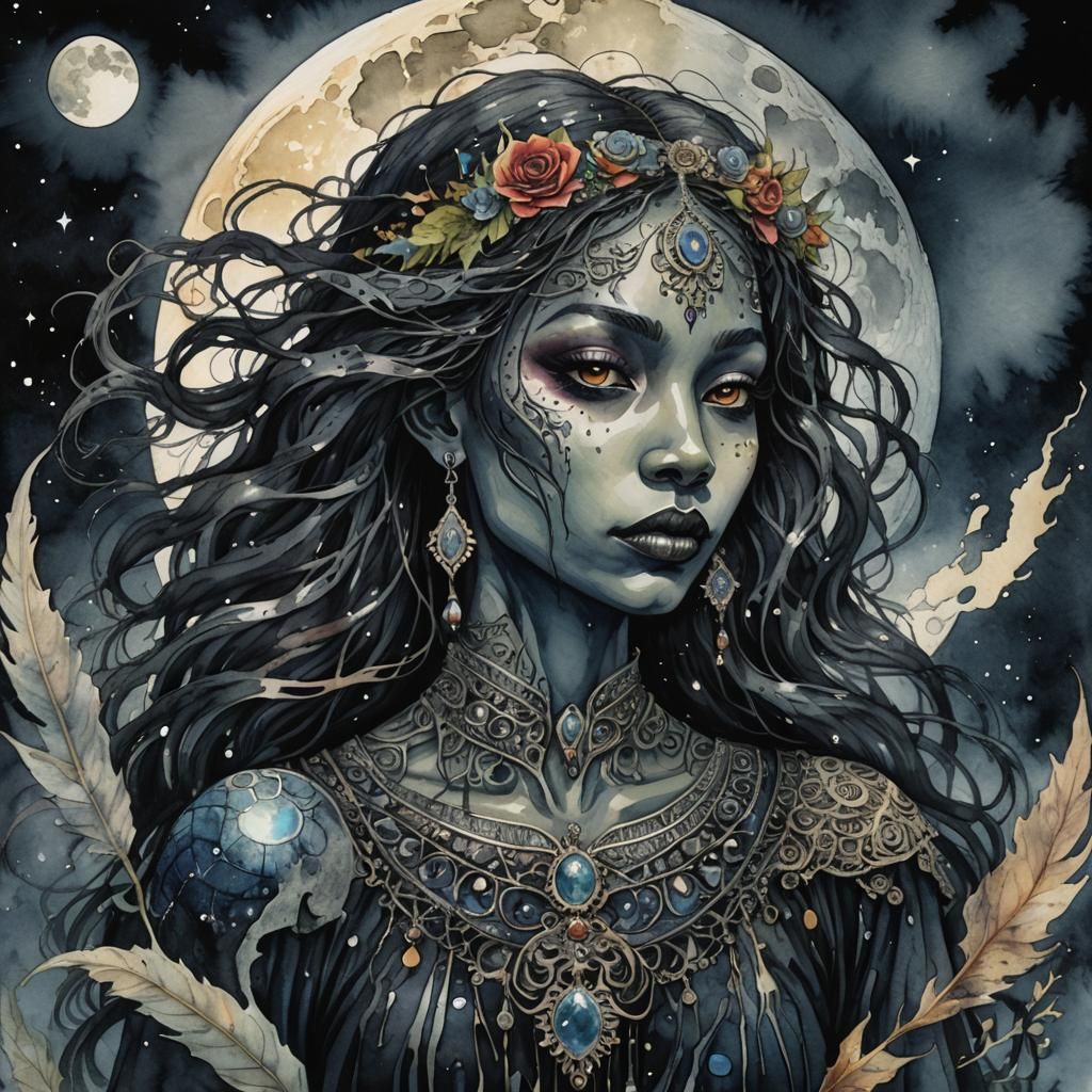 Marie Laveau (Voodoo Queen Marie) - AI Generated Artwork - NightCafe ...