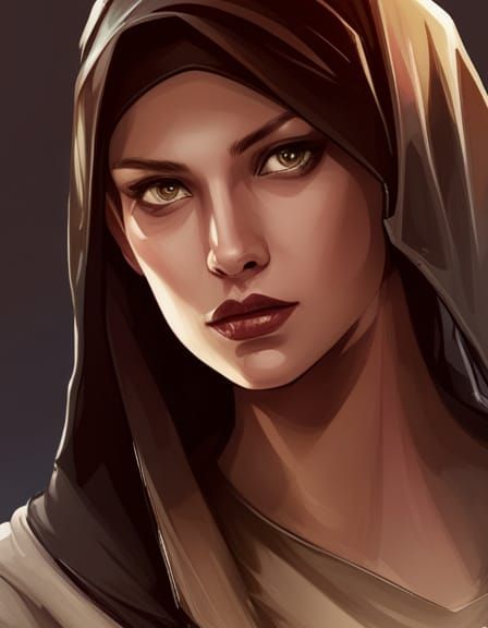 female jedi, highly detailed, digital painting, artstation, concept art ...