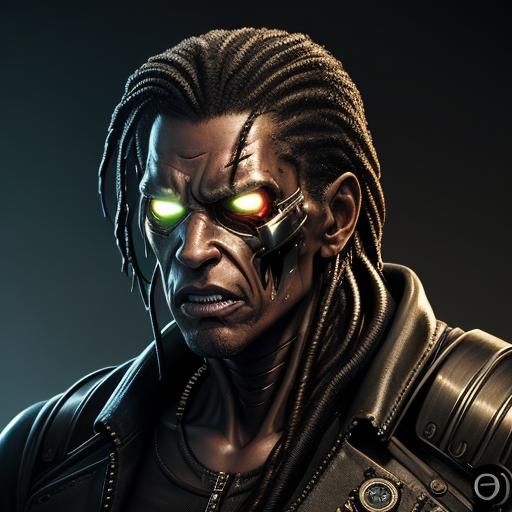 Terminator, Borg, Predator. Man vs Machine. cyberpunk, steampunk, 8k ...