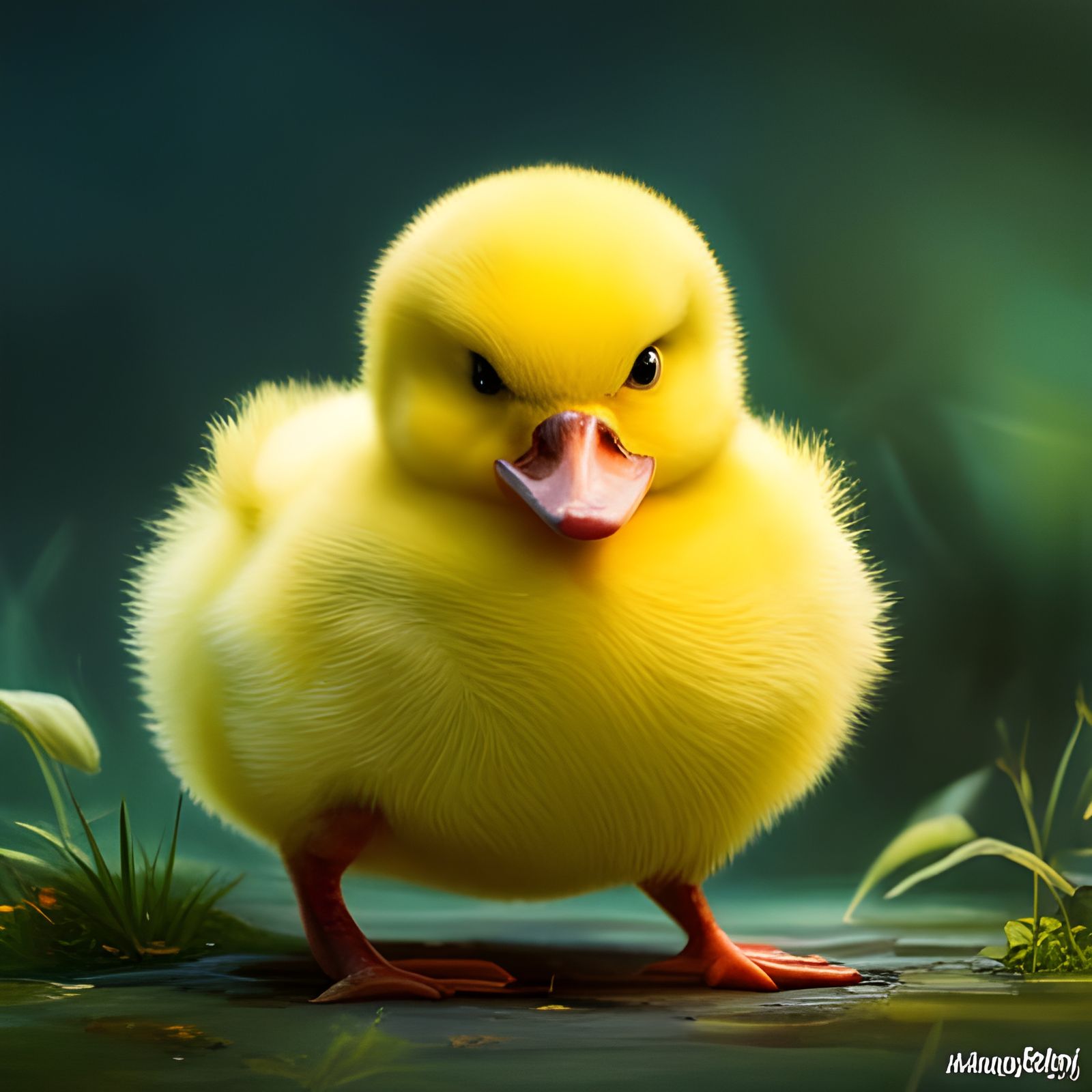 Angry duck!!! - AI Generated Artwork - NightCafe Creator