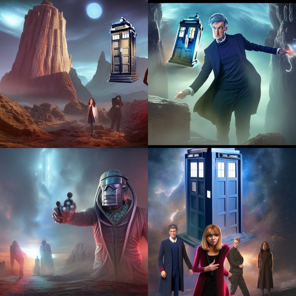 #drwho #doctorwho Doctor Who - AI Generated Artwork - NightCafe Creator