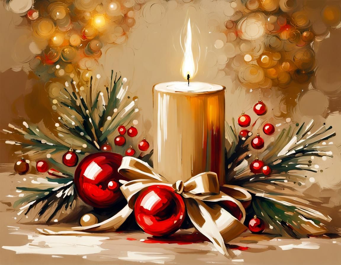 Beautiful Christmas decoration - AI Generated Artwork - NightCafe Creator