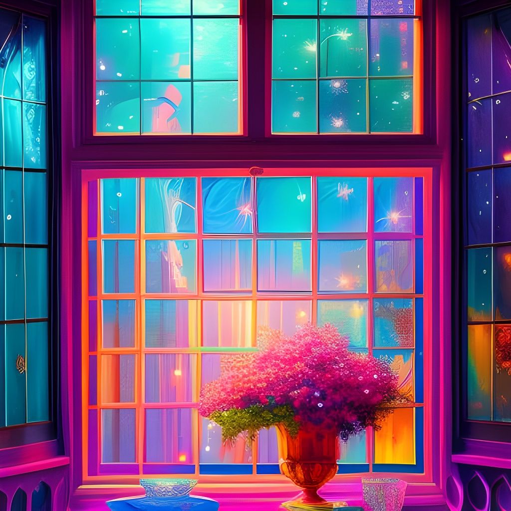 Night View - AI Generated Artwork - NightCafe Creator