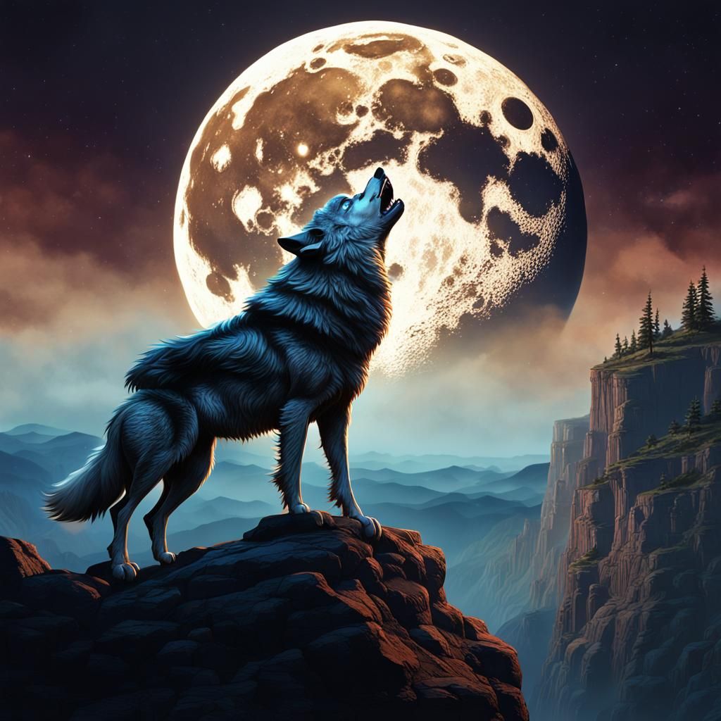 Howl - AI Generated Artwork - NightCafe Creator