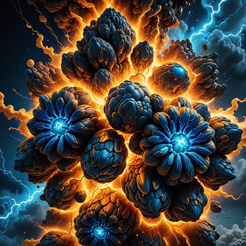 Illustrate a thermonuclear fusion reaction occurring , where hydrogen ...