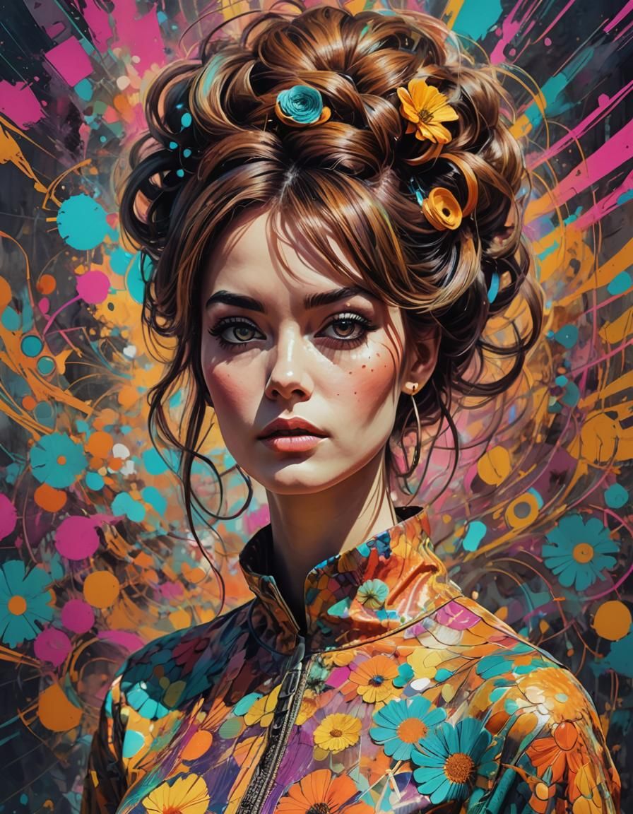 Carnaby Street Girl 1 - AI Generated Artwork - NightCafe Creator