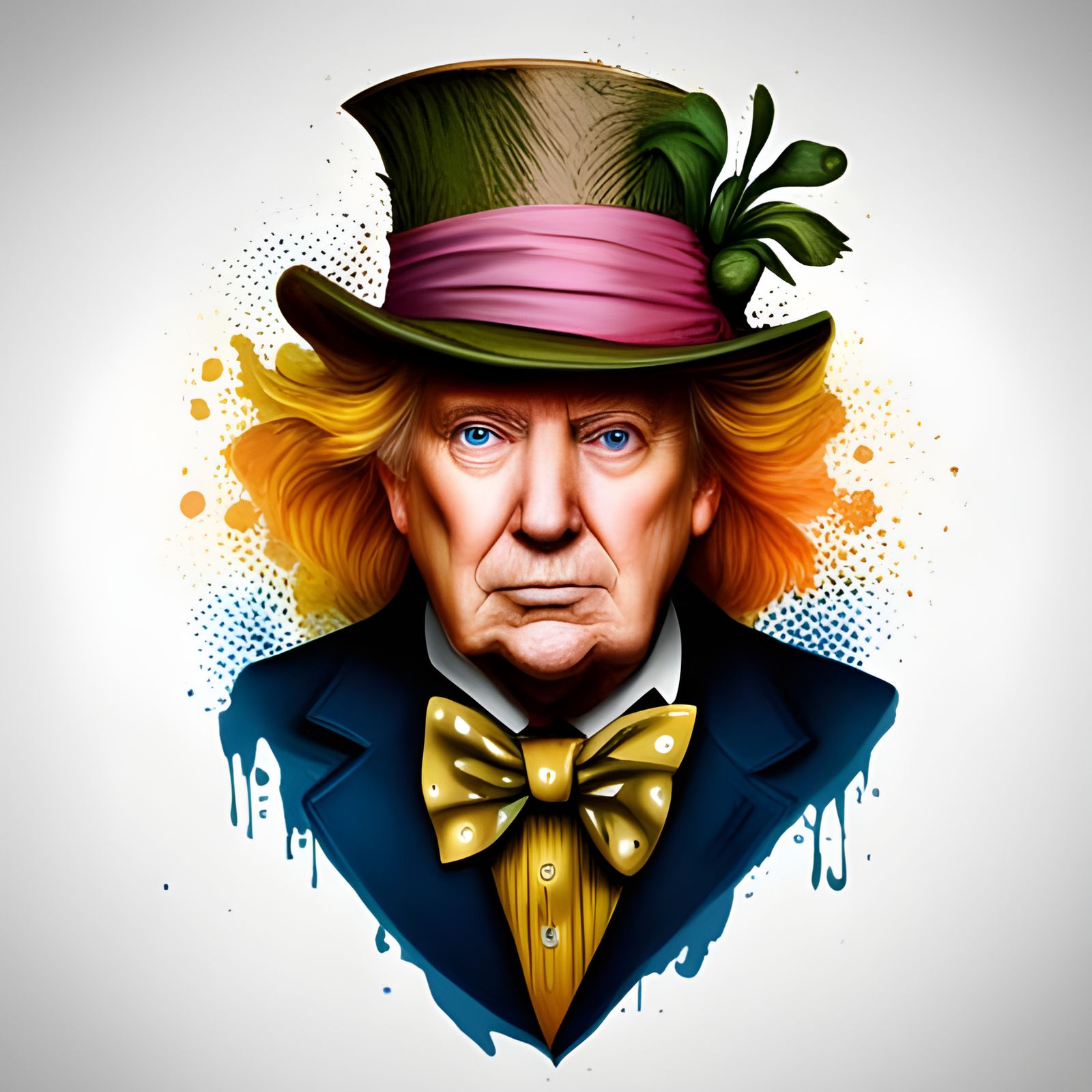 Mad Hatter - POTUS #4 - AI Generated Artwork - NightCafe Creator
