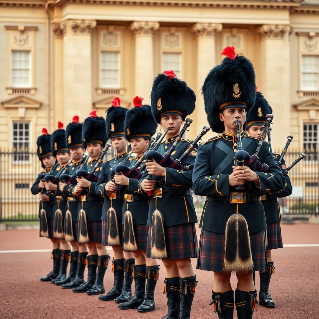 Eleven pipers piping. - Eleven pipers piping.