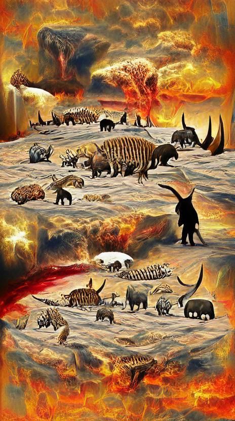 The 6th mass extinction 9 - AI Generated Artwork - NightCafe Creator