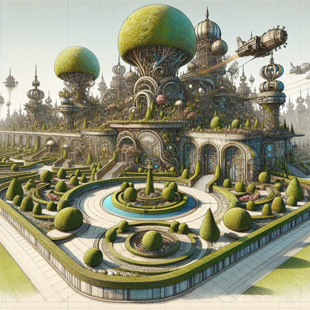 Futuristic Architectural Mockup - Futuristic Architectural M...