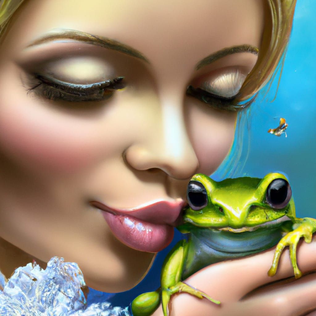 Love you froggy - AI Generated Artwork - NightCafe Creator