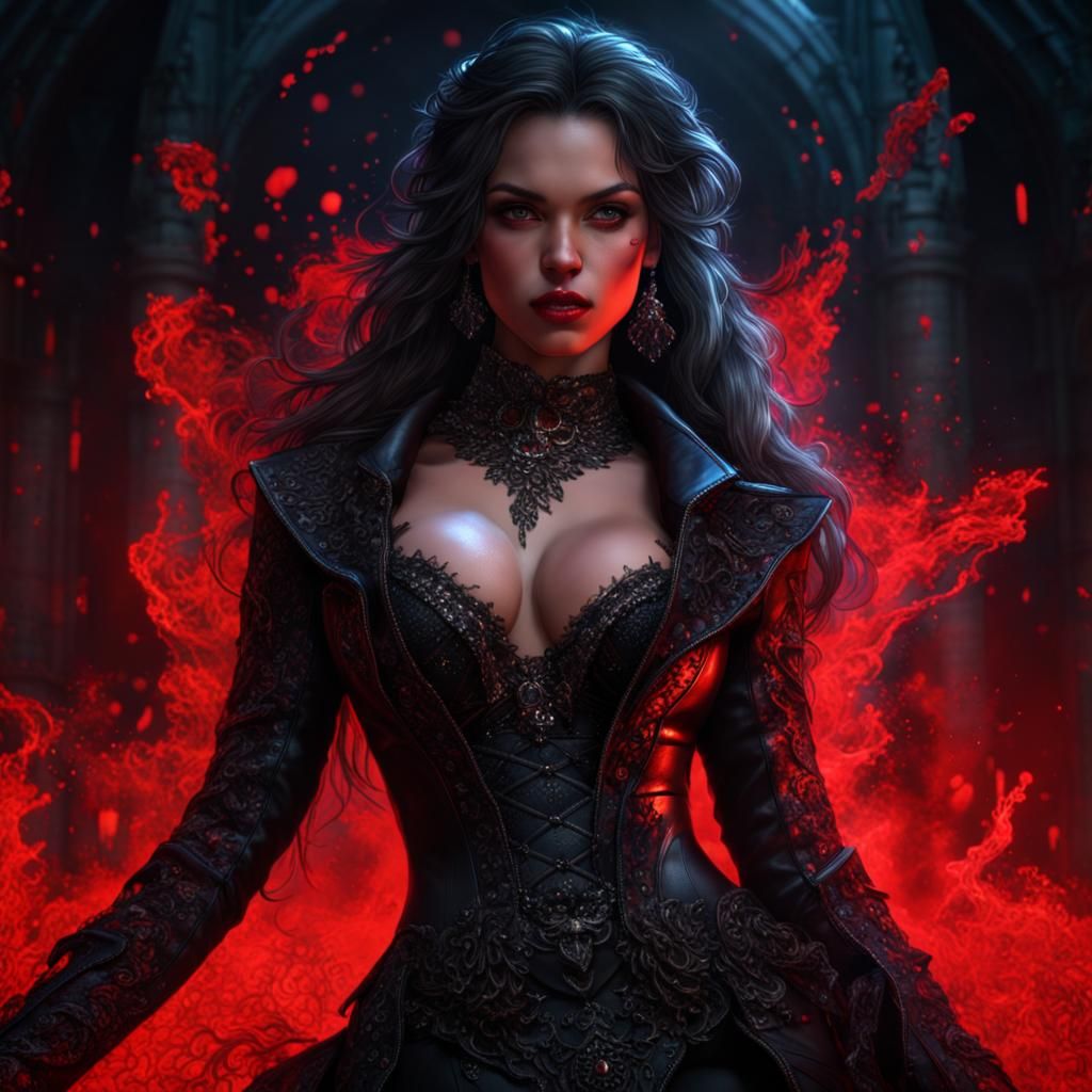 Lady Gothic - AI Generated Artwork - NightCafe Creator