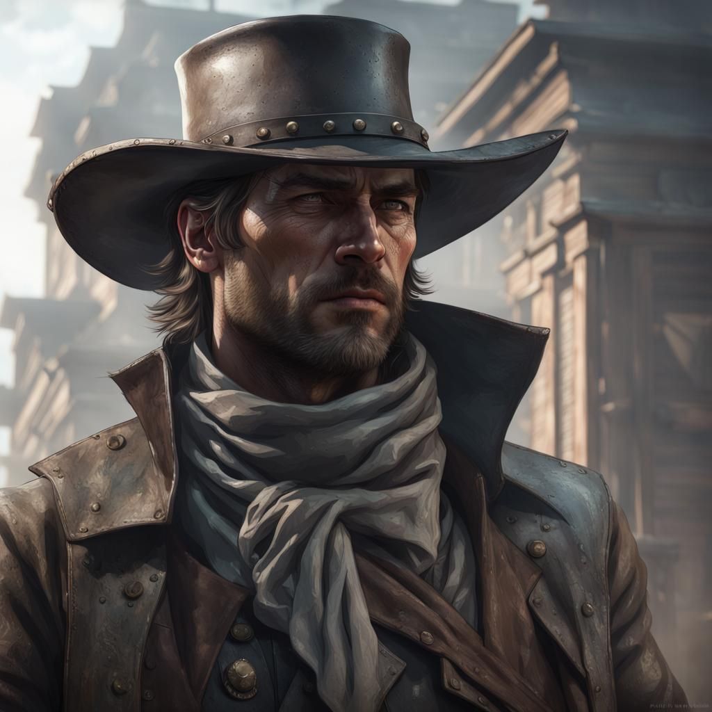 Hunt showdown cowboy assassin leather duster and face bandanna with in ...