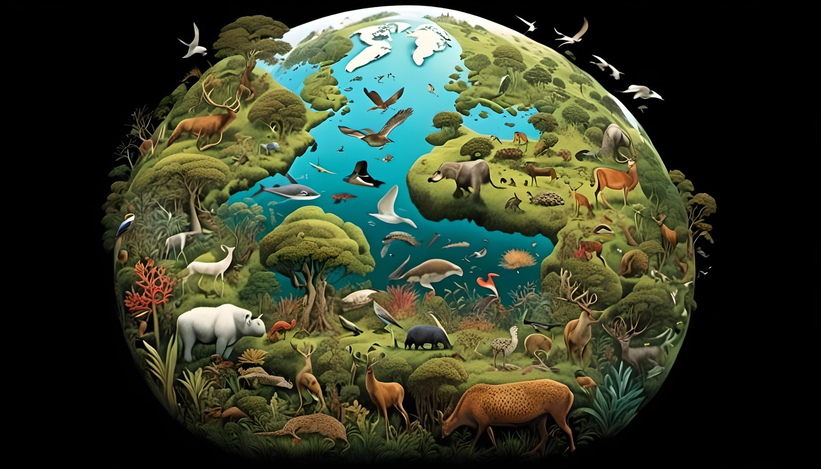 biogeography - AI Generated Artwork - NightCafe Creator