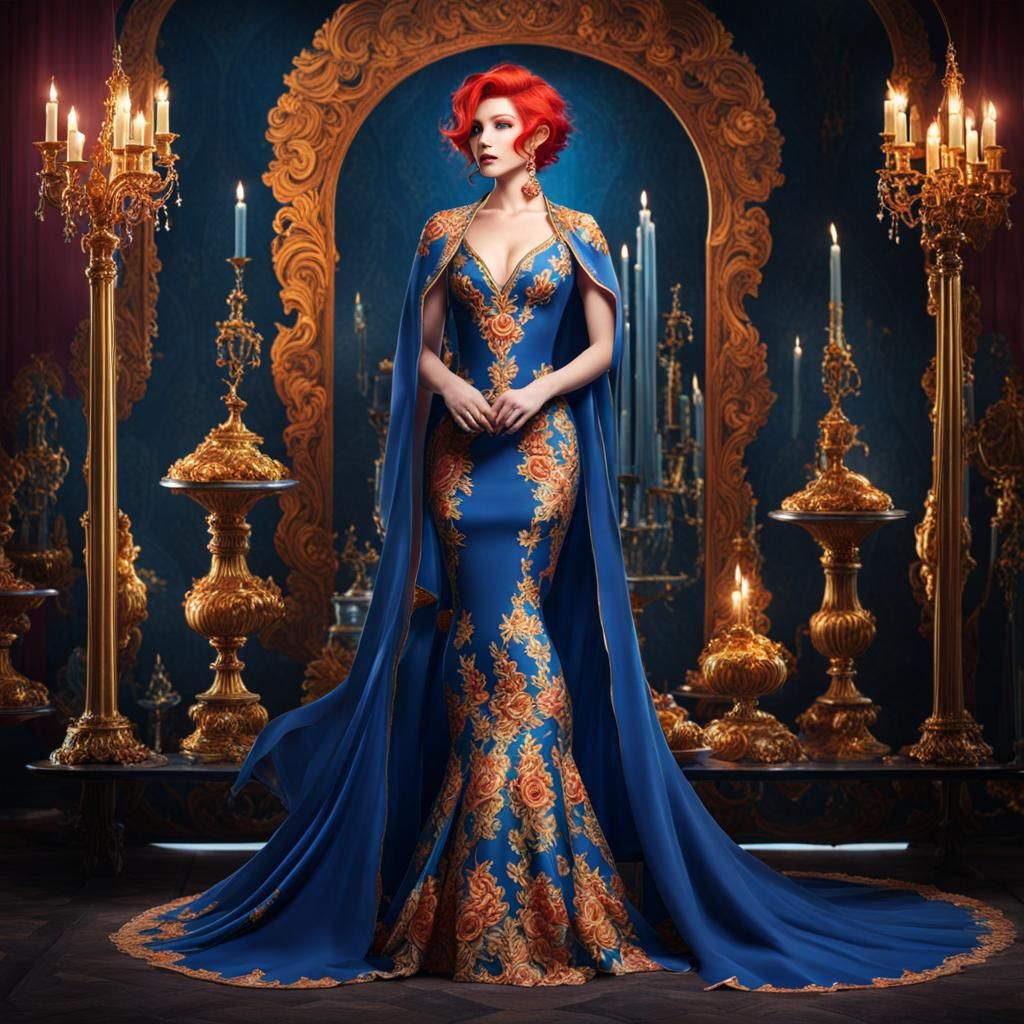 Red haired woman - AI Generated Artwork - NightCafe Creator