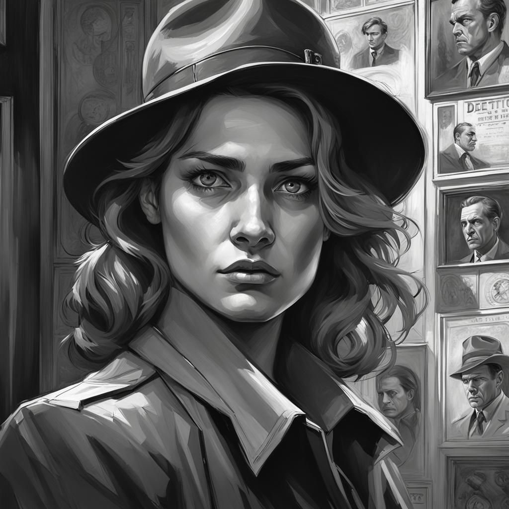 The great young female detective. - AI Generated Artwork - NightCafe ...