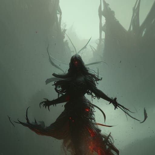 The embodiment of chaos - AI Generated Artwork - NightCafe Creator