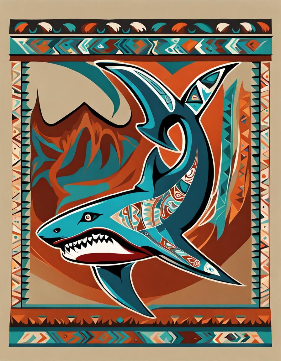 Native Shark - AI Generated Artwork - NightCafe Creator