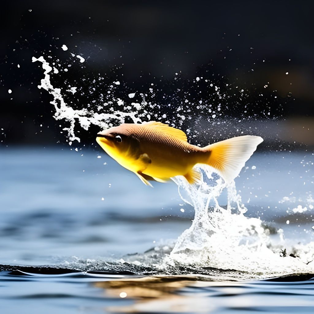 Jumping Fish - AI Generated Artwork - NightCafe Creator