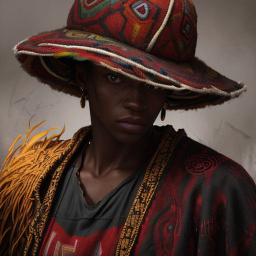 african american Spontaneous and emotional brushwork, often using non ...