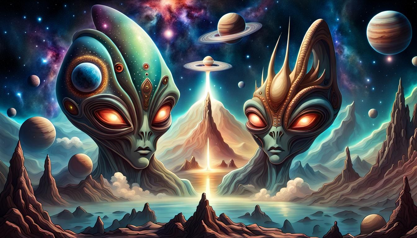 cosmic alien deity universe - Cosmic Alien Deity Explores ...