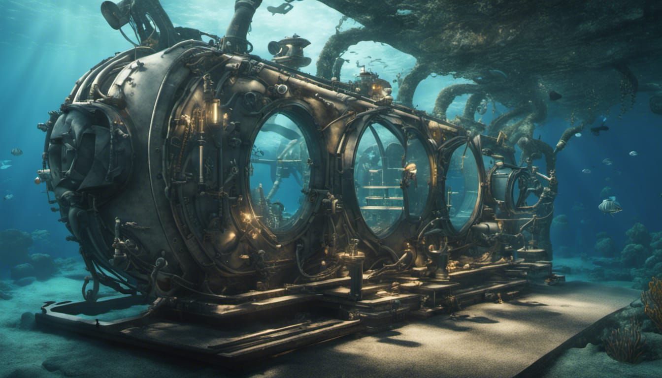 At the bottom of the sea, Captain Nemo has built an amazing, advanced ...